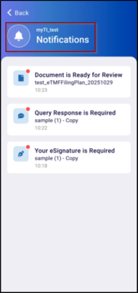 In-App Notification Function